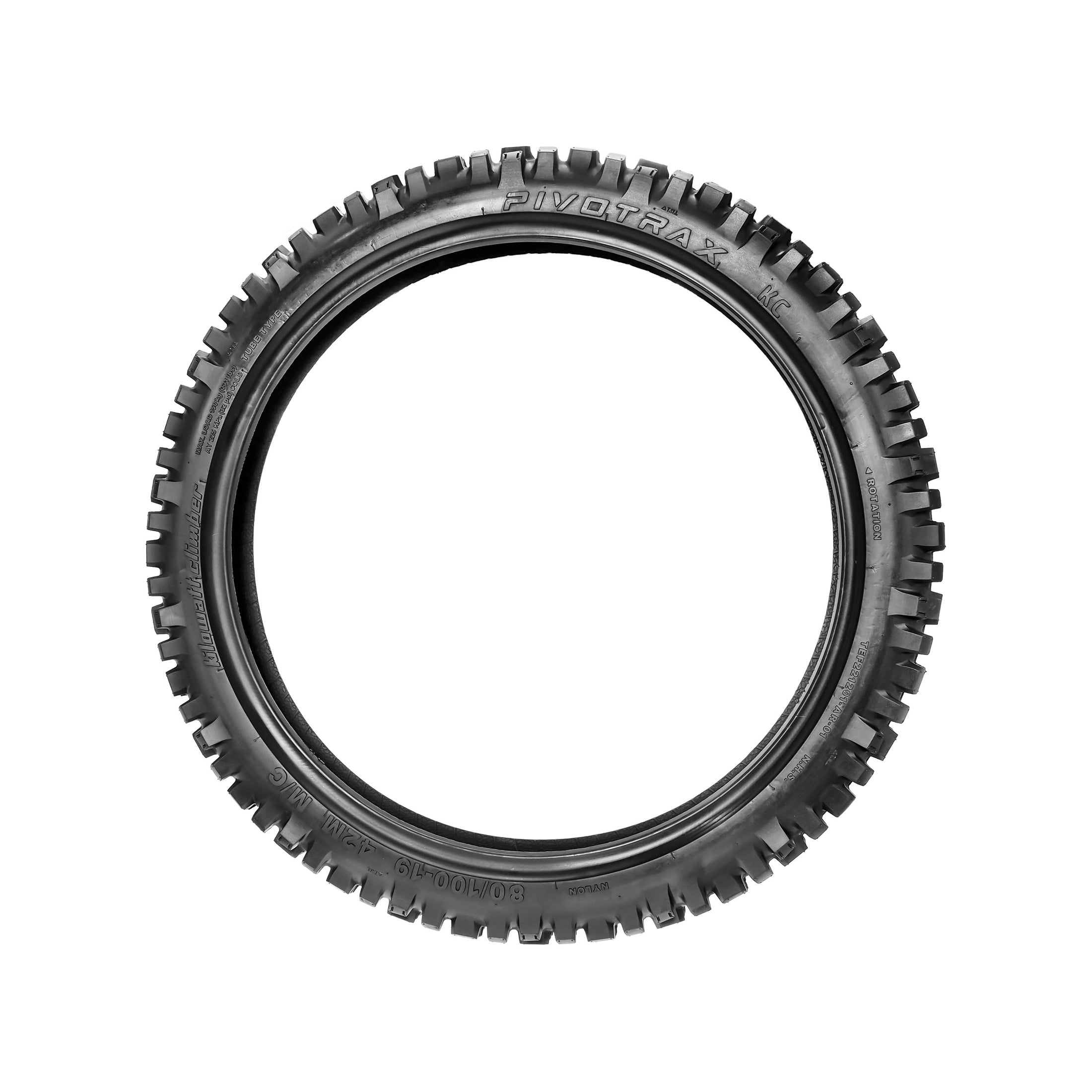 PIVOTRAX KC KilowattClimber E-Bike Tire 80/100-19 Position: Rear Compa
